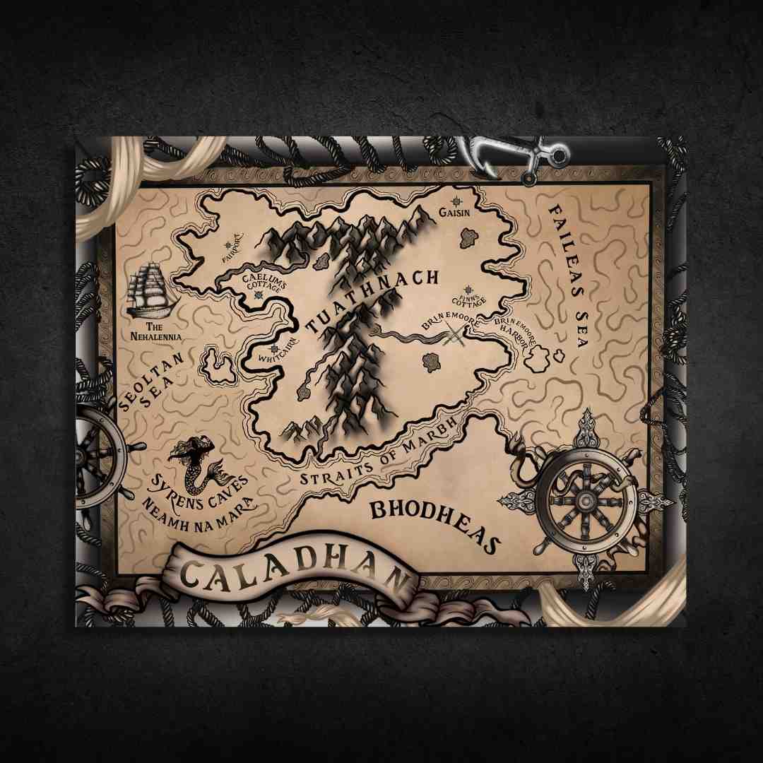 Seas of Caladhan Map – Jessica S. Taylor